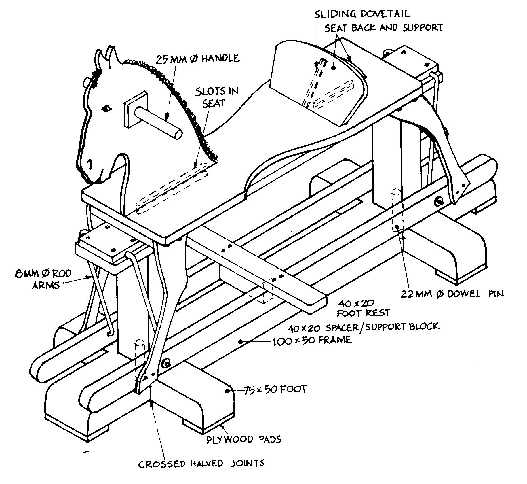 Build a rocking horse - The Shed