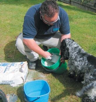Make your own mortar water feature - The Shed