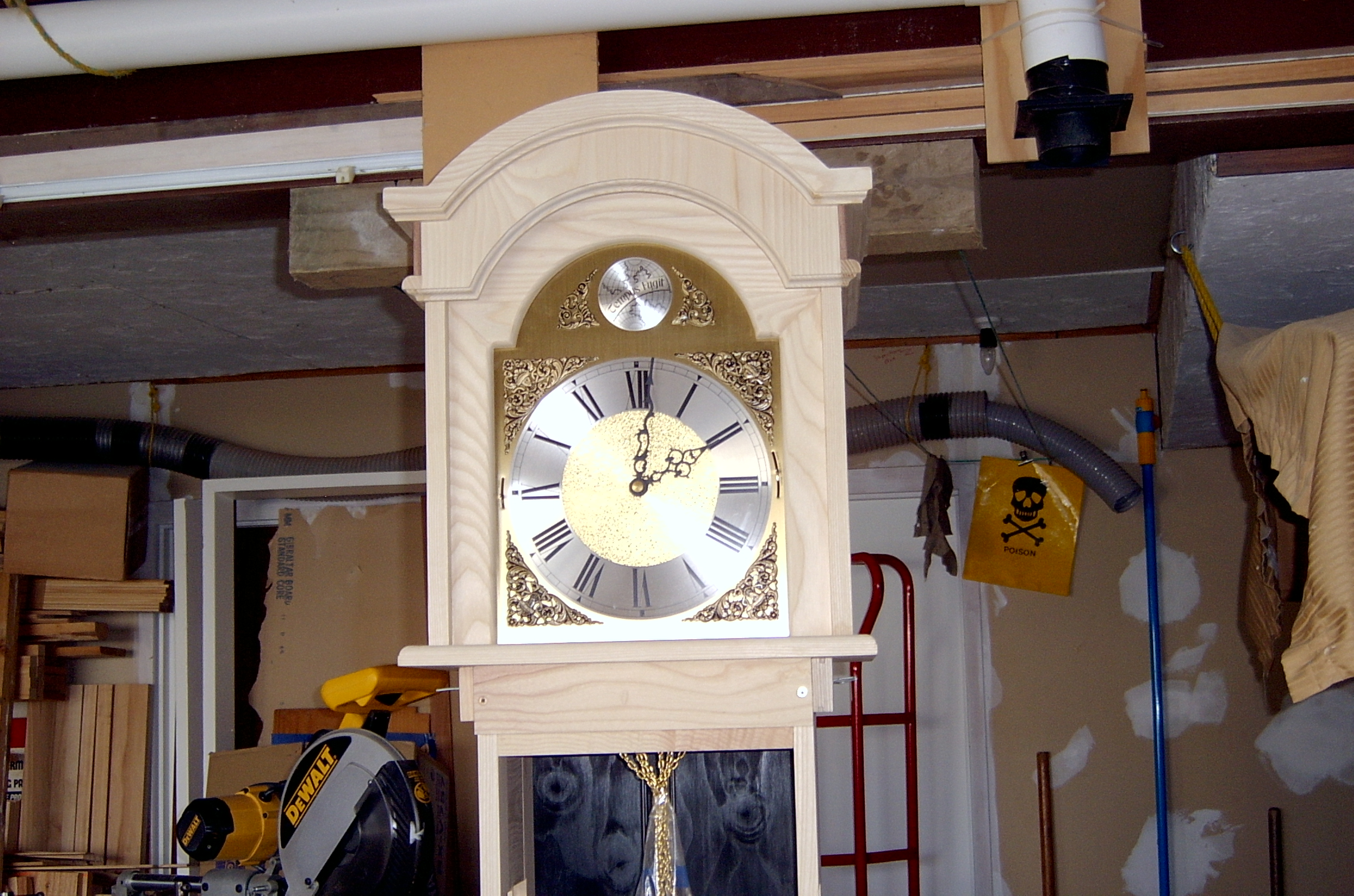 Build a grandfather clock case - The Shed