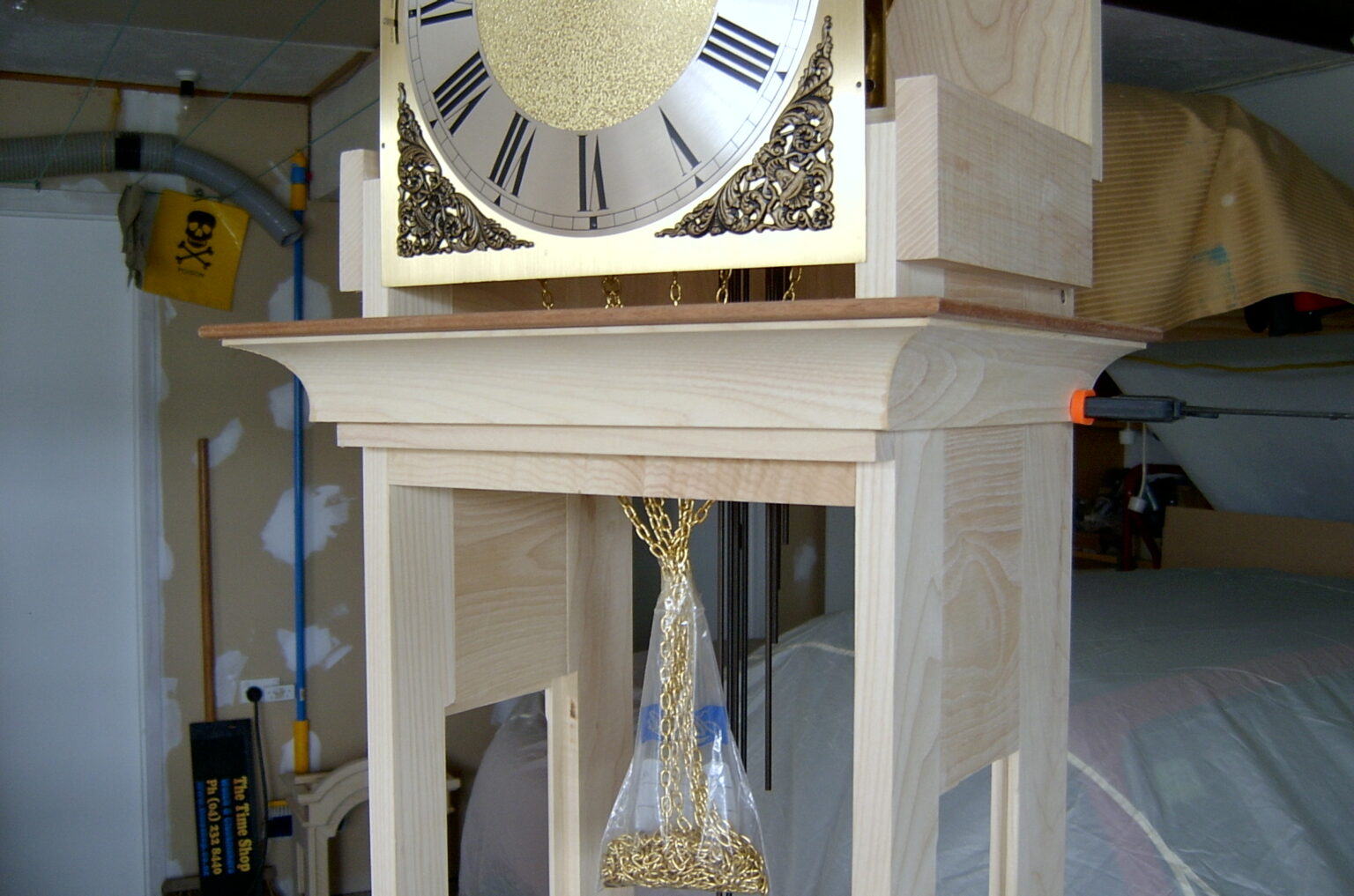 Build a grandfather clock case - The Shed