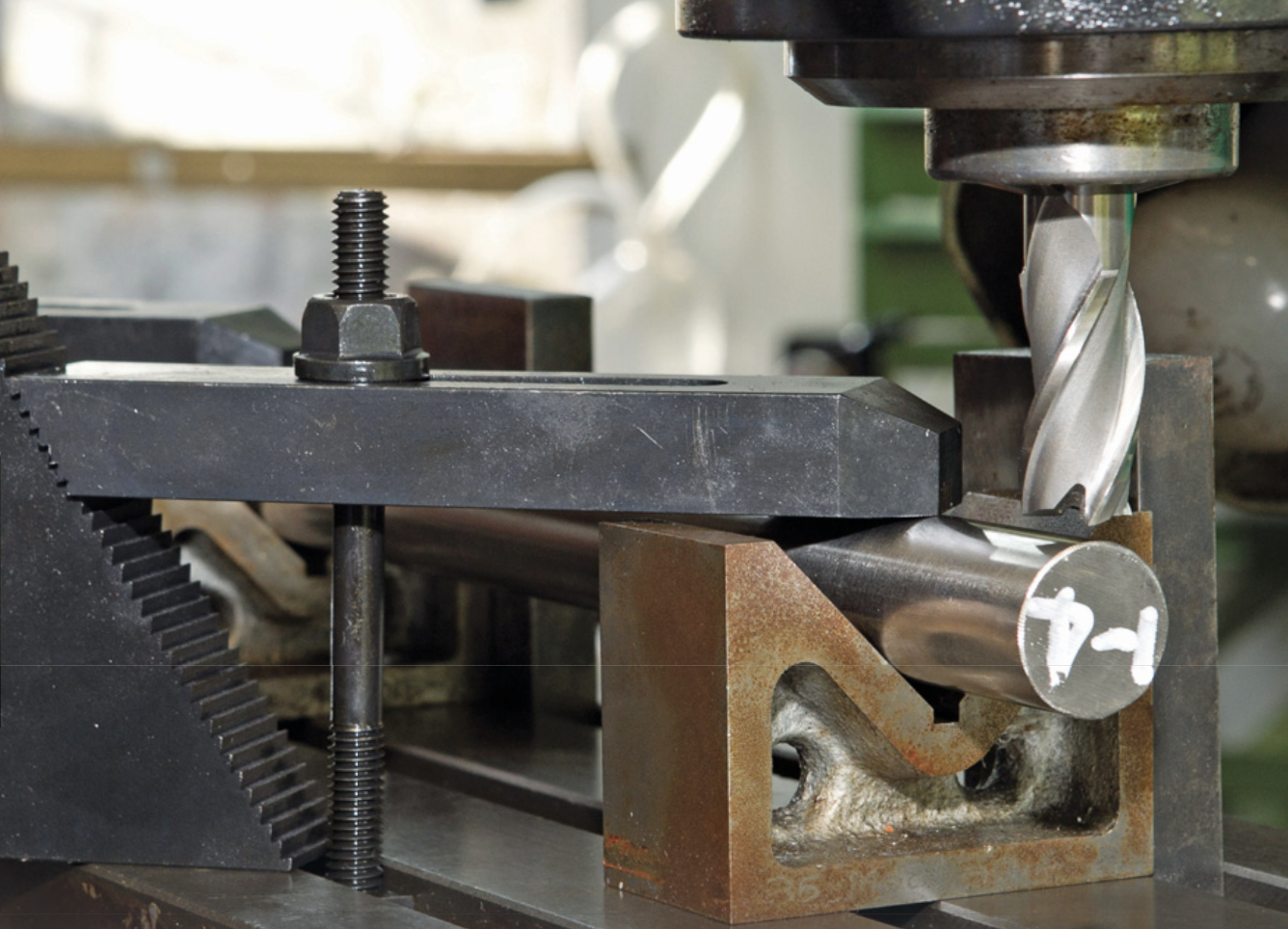 Milling - showing restraint - The Shed