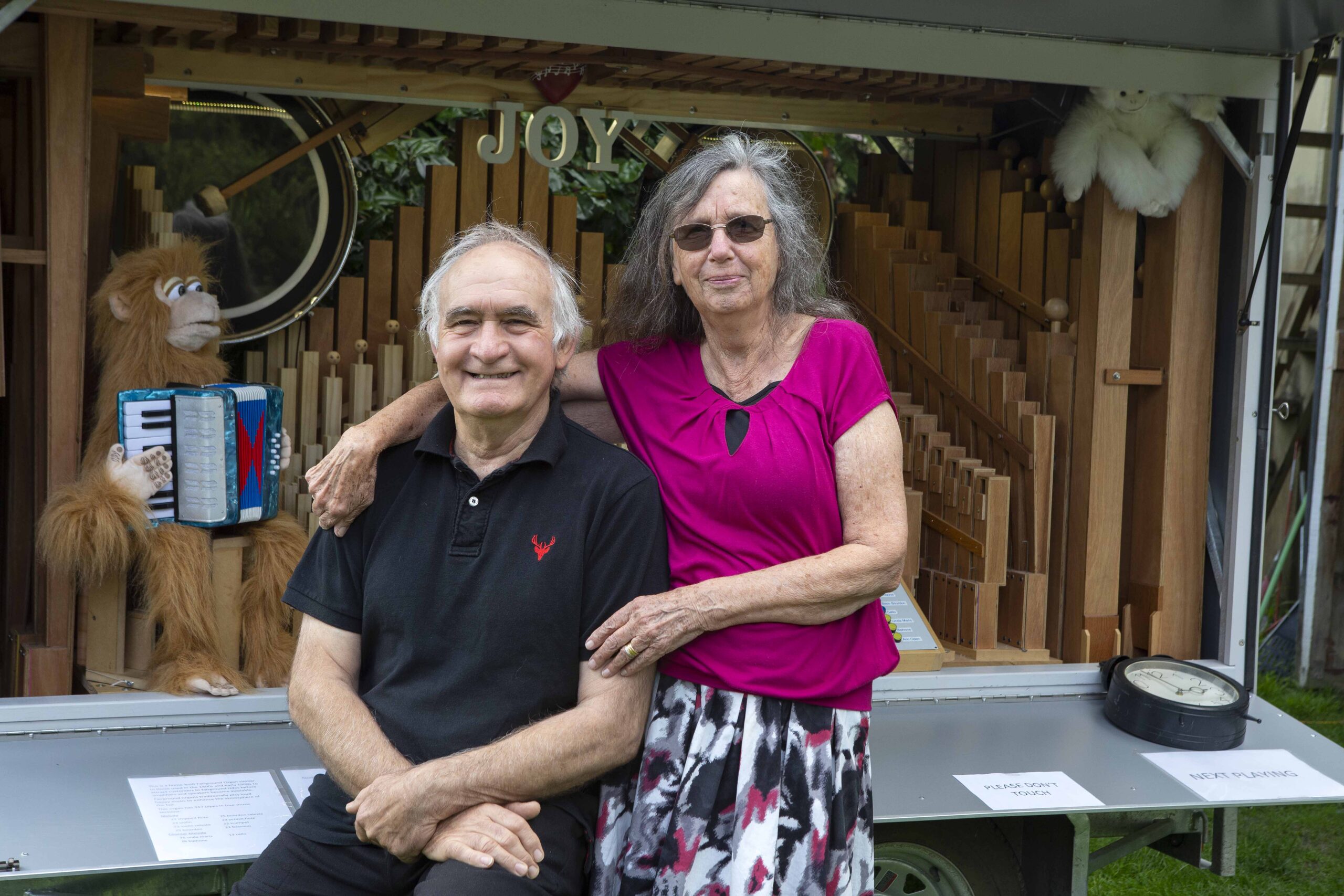 Video of the wooden fairground organ built by David Dilks - The Shed