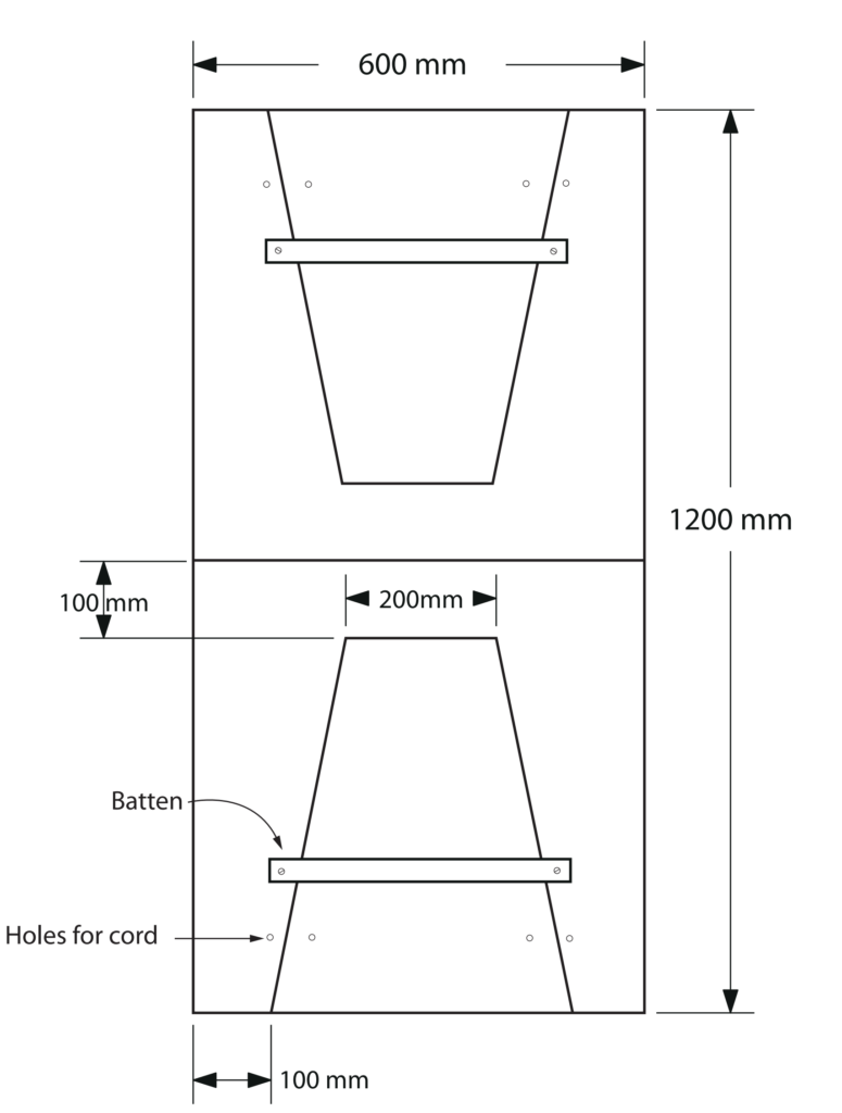 A movable bench with fold-away legs - The Shed